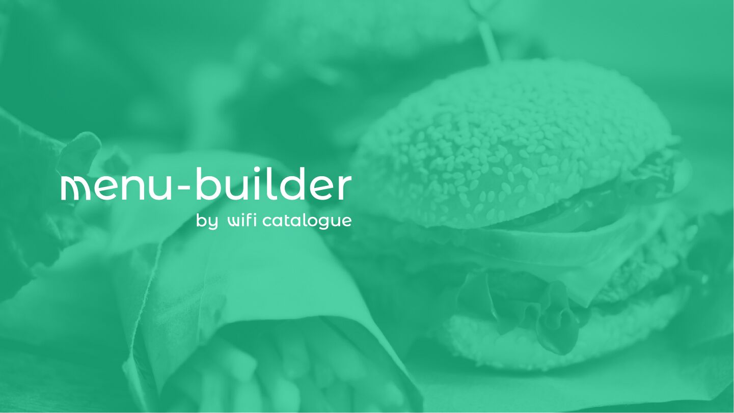Menu-builder - Make your digital Menu